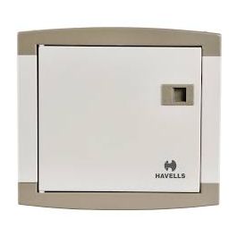 HAVELLS MCB DISTRIBUTION BOARD SPN DB 4 WAY