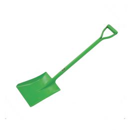 PERFECT TOOLS DEEP SQUARE METAL SHOVEL WITH D-HANDLE GRIP